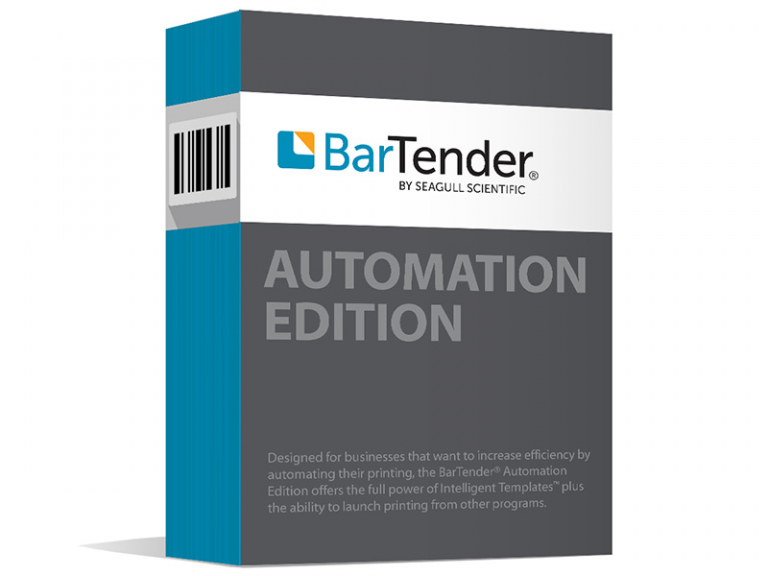 תוכנת עריכת מדבקות BarTender-Automation Edition - ברקוד סנטר